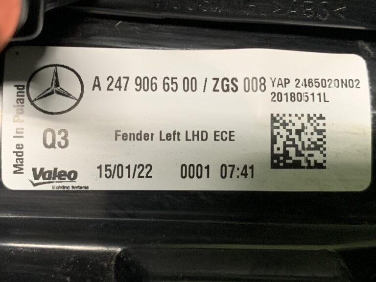 Piloto trasero izquierdo Mercedes Clase B W247 año 2018 a 2021 ...